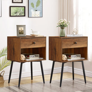 Metal Nightstands You'll Love | Wayfair