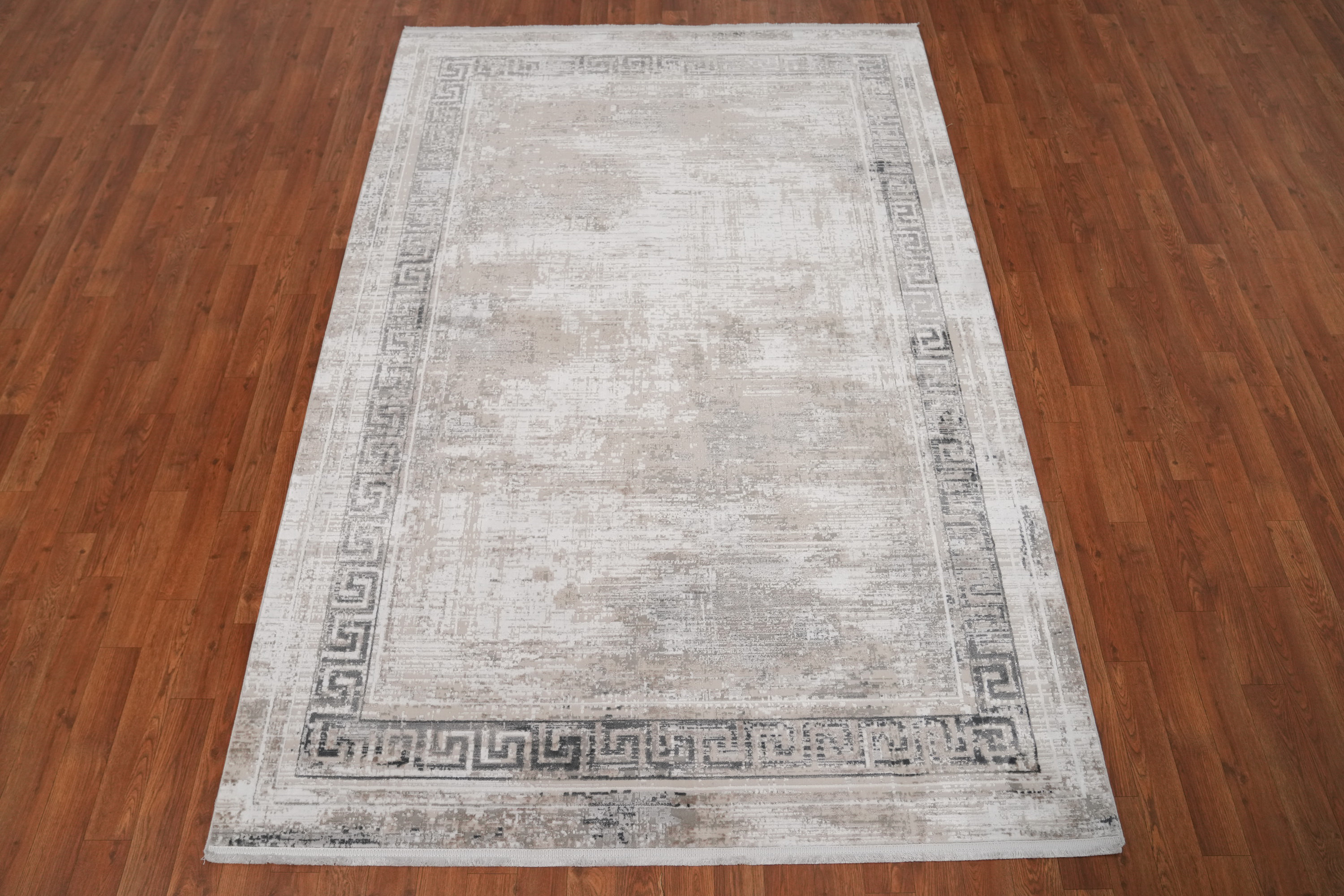 Hokku Designs Timeless Grecian Border Pattern Modern Elegant Rug 5x7 ...