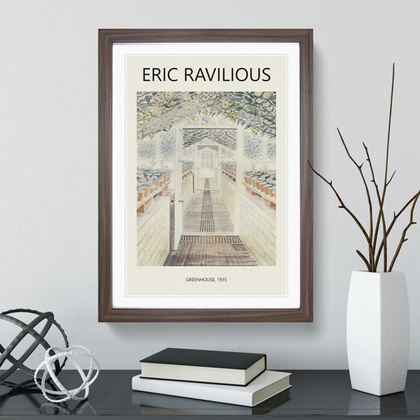 East Urban Home Greenhouse by Eric Ravilious - Single Picture Frame ...