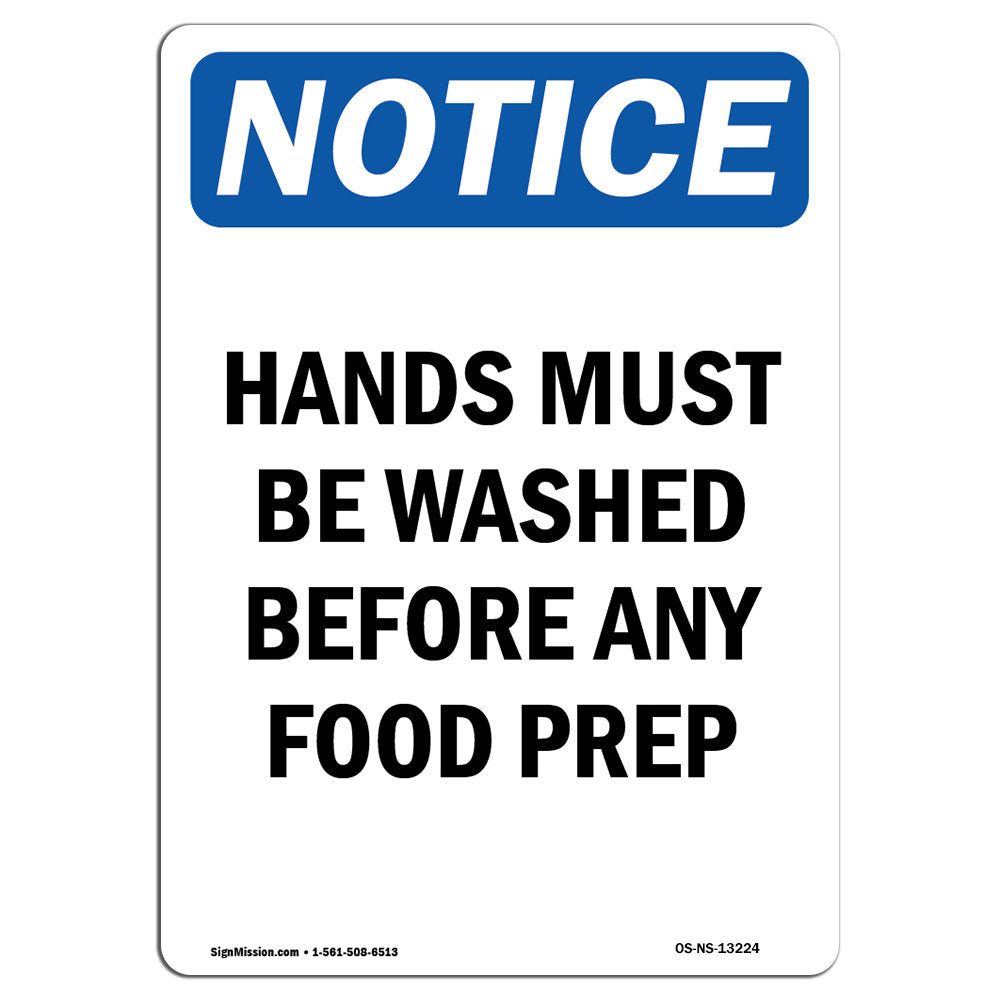 SignMission Hands Must be Washed Before Any Sign | Wayfair