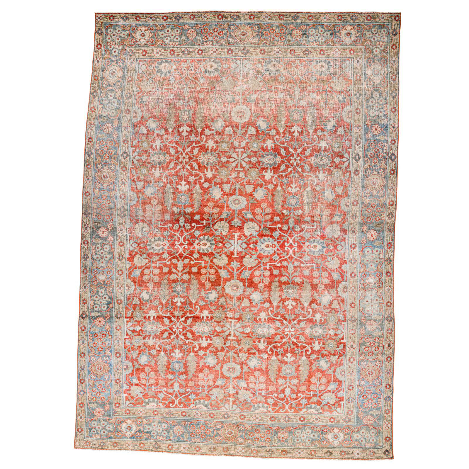Home and Rugs One-of-a-Kind 8'7'' x 12' 1990s Area Rug in Red/Blue ...