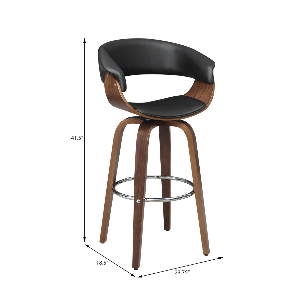 Corrigan Studio® Oona Swivel 29.5" Bar Stool | Wayfair