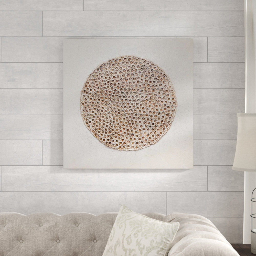 Chelsea Art Studio White Lunar I by Beverly Fuller Graphic Art | Wayfair