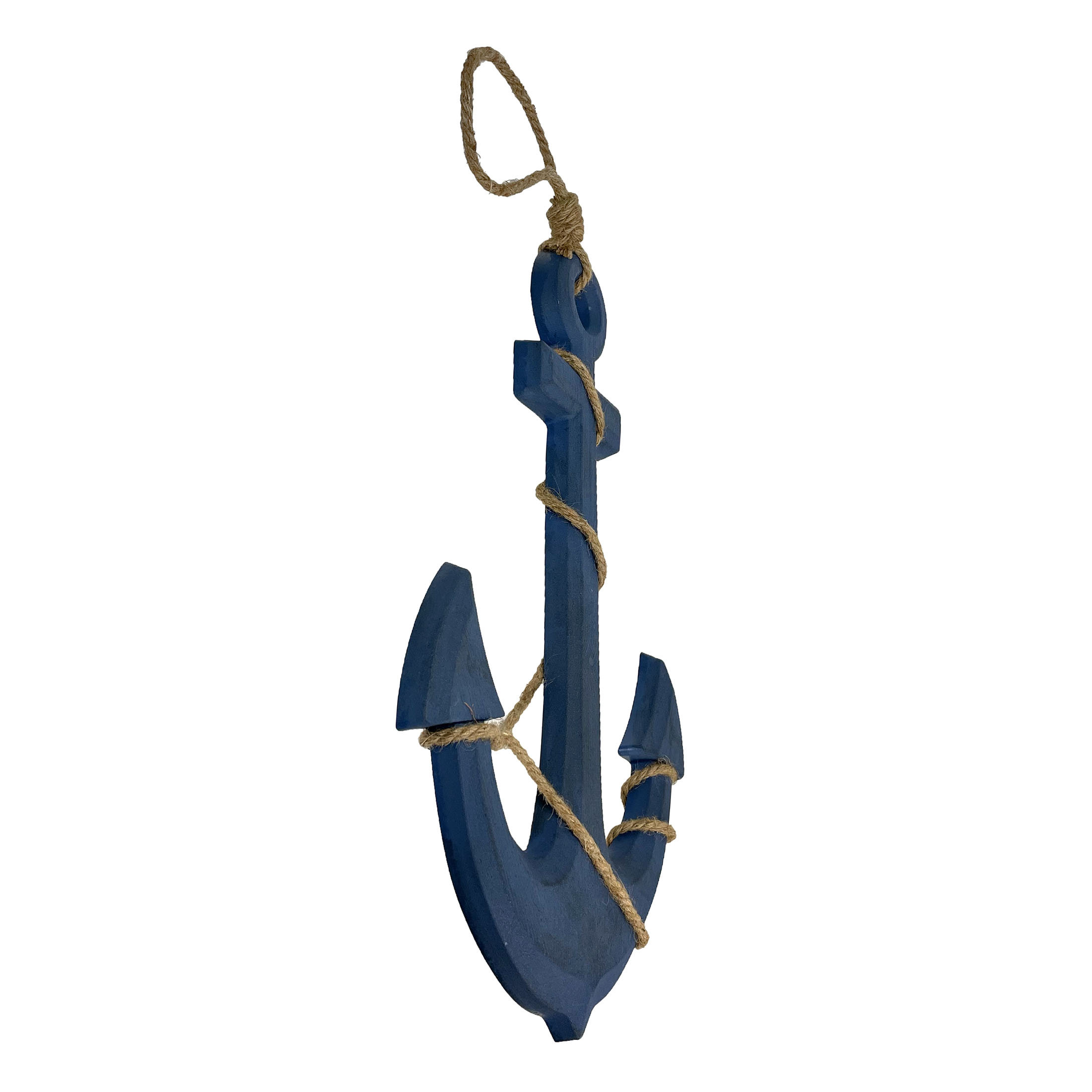 Breakwater Bay Large 24"X16" Ship Anchor & Rope Wall Hanging - Hand ...