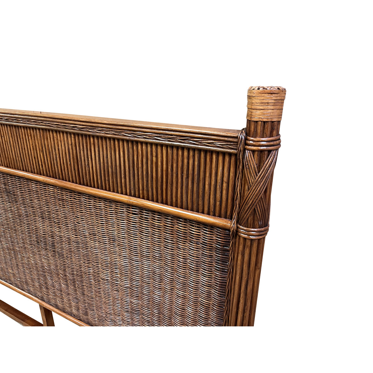 Bay Isle Home™ Woodlake Wicker/Rattan Panel Headboard & Reviews | Wayfair