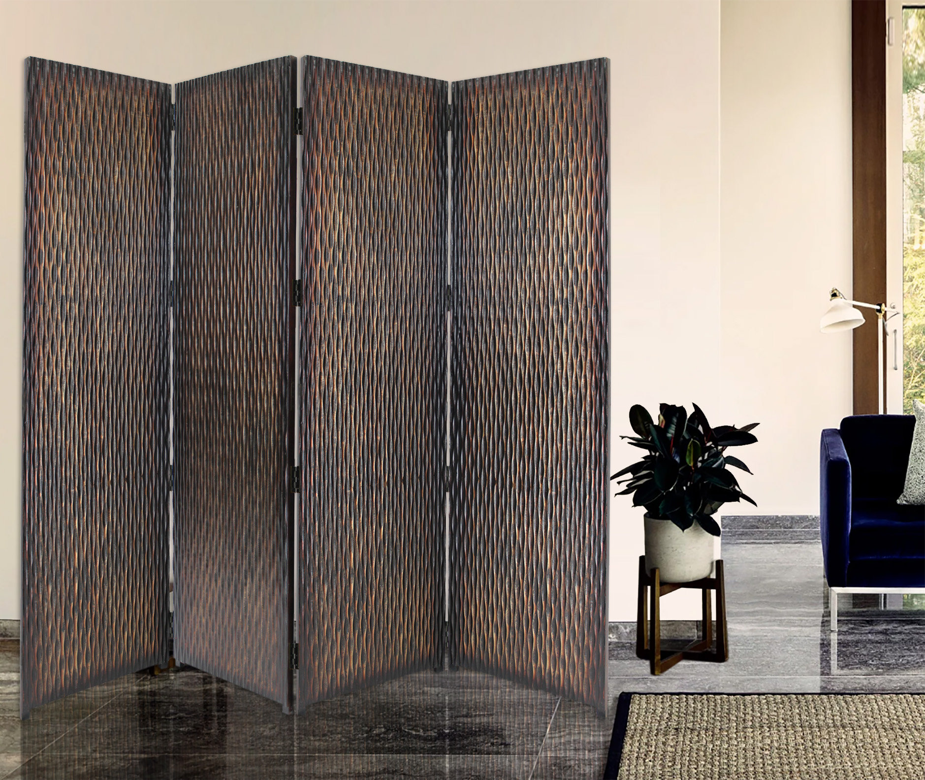 Dakota Fields Mcdevitt Wood 3 Panel Room Divider - Wayfair Canada
