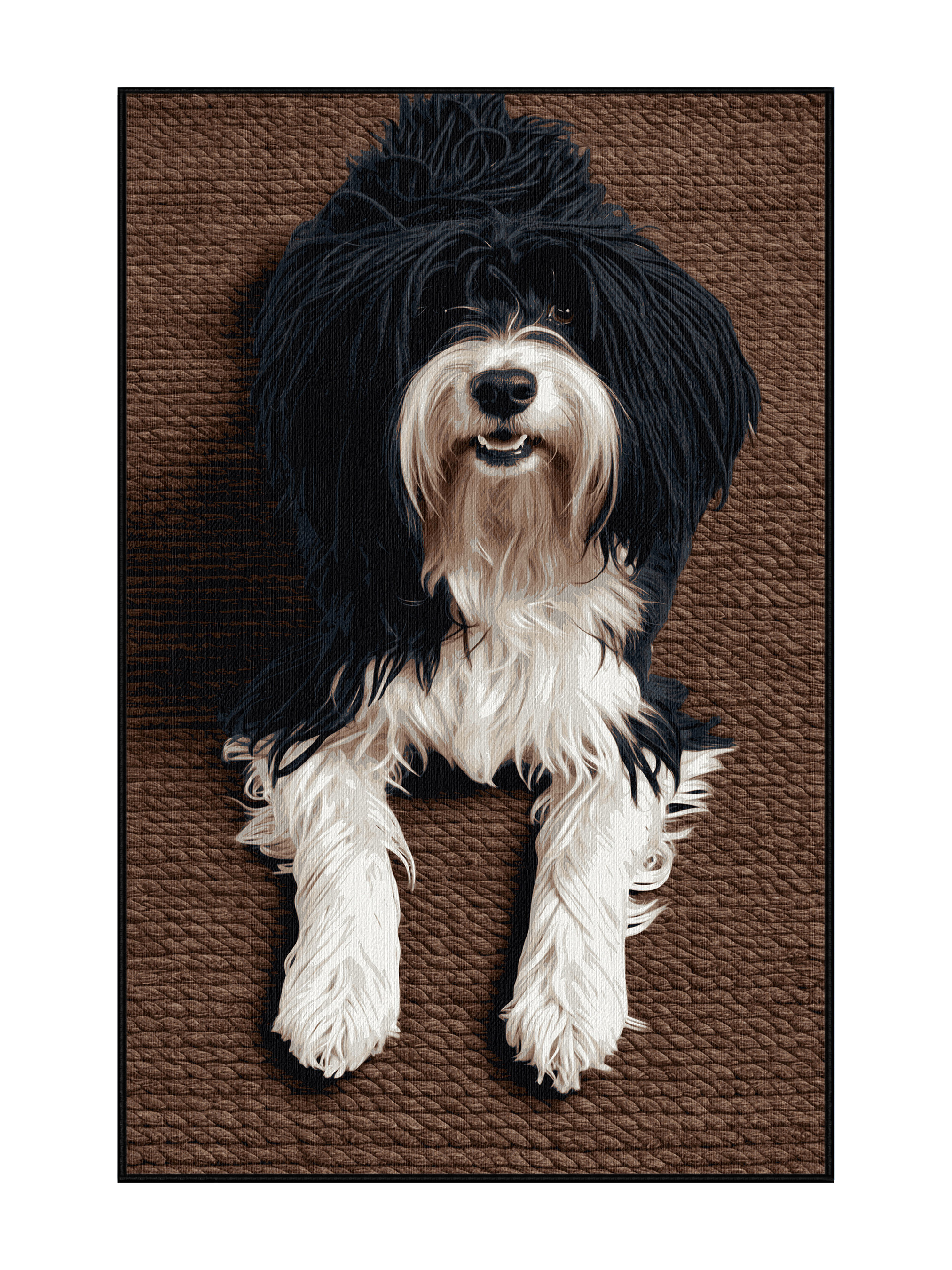 Hokku Designs Washable Puli Dogs Area Rug | Wayfair