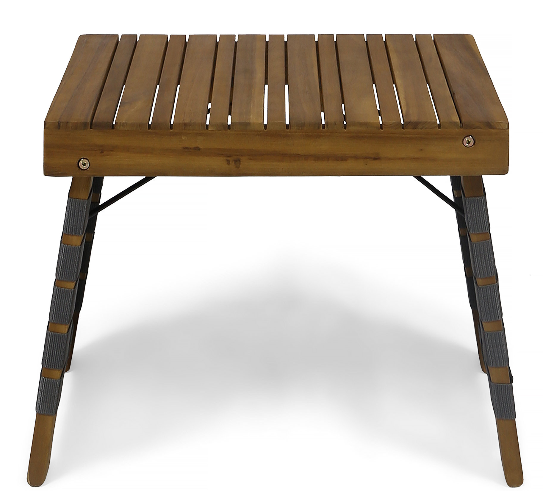 Union Rustic Oak Park Solid Wood Side Table & Reviews | Wayfair