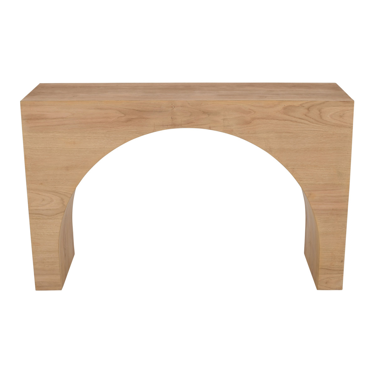 Latitude Run® Blease 48" Arched Wood Modern Rustic Sofa Console Table ...