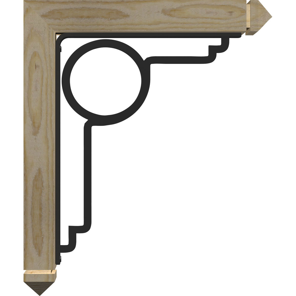 Ekena Millwork Maria Arts & Crafts Ironcrest Bracket | Wayfair