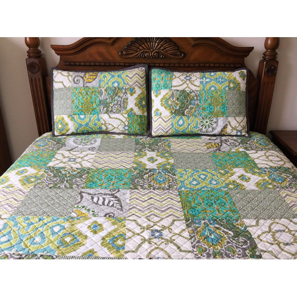 J&J Bedding Athena Single Reversible Quilt | Wayfair
