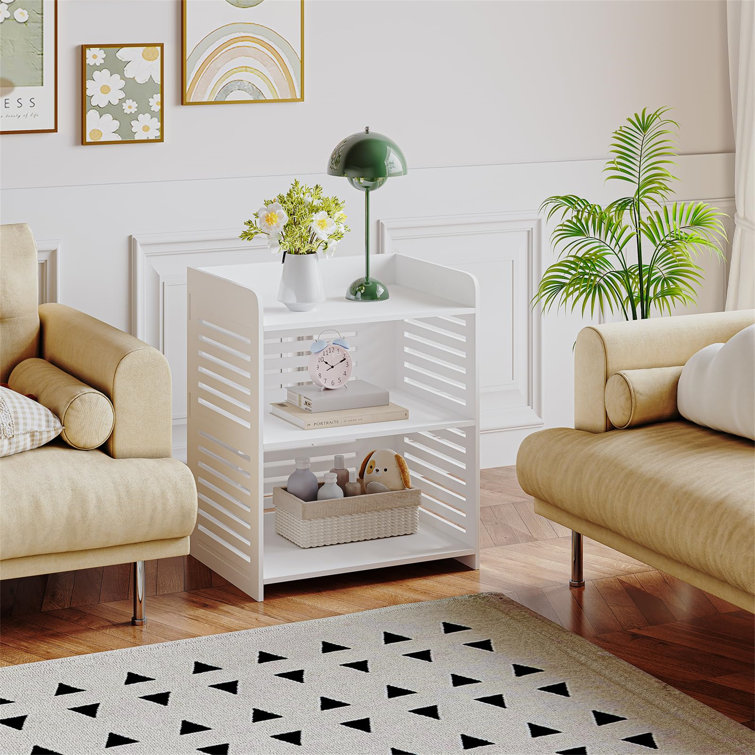 17 Stories Nicha Plastic Bedside Table | Wayfair.co.uk