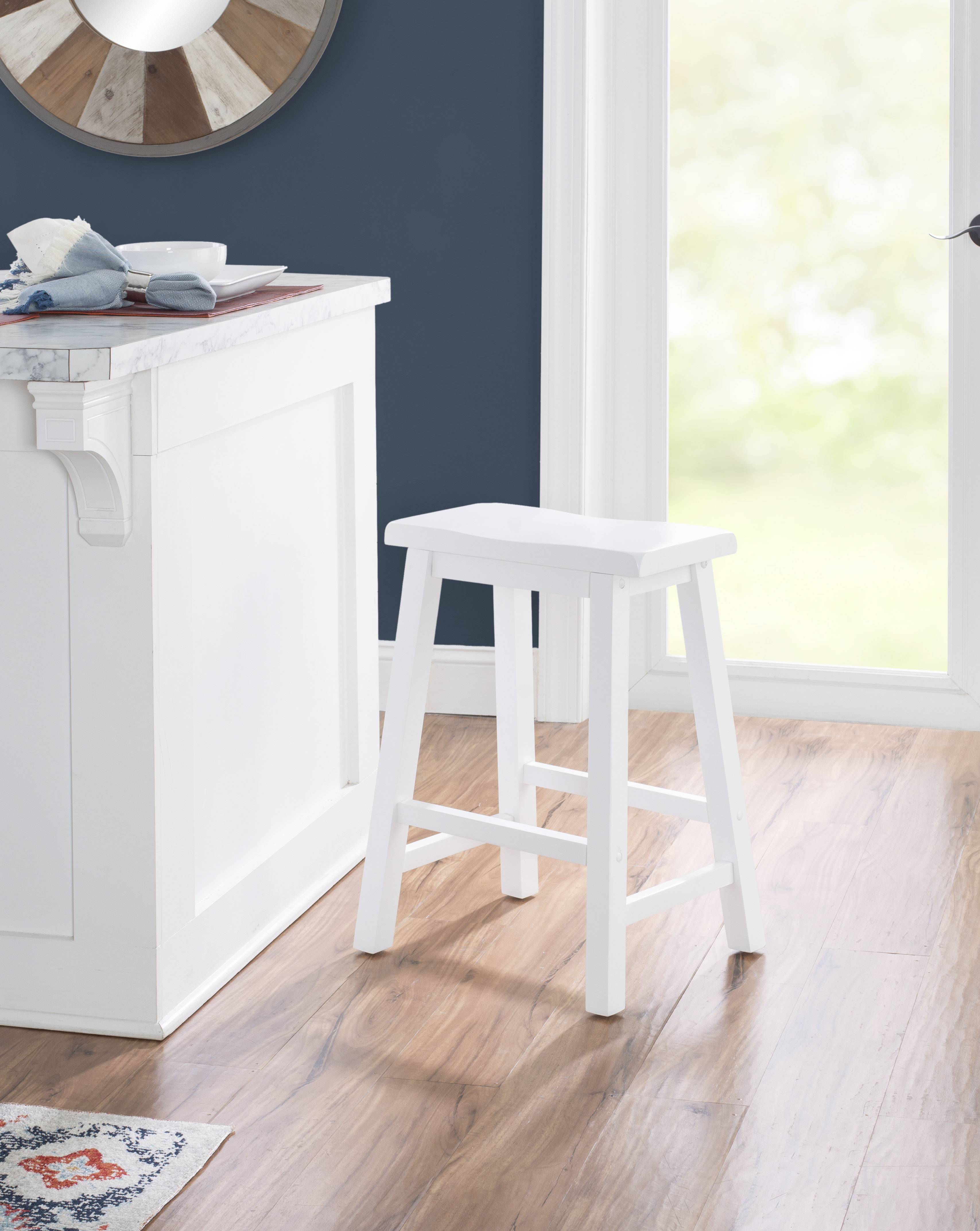 Loon Peak® Forsyth Solid Wood Counter & Bar Stool & Reviews | Wayfair