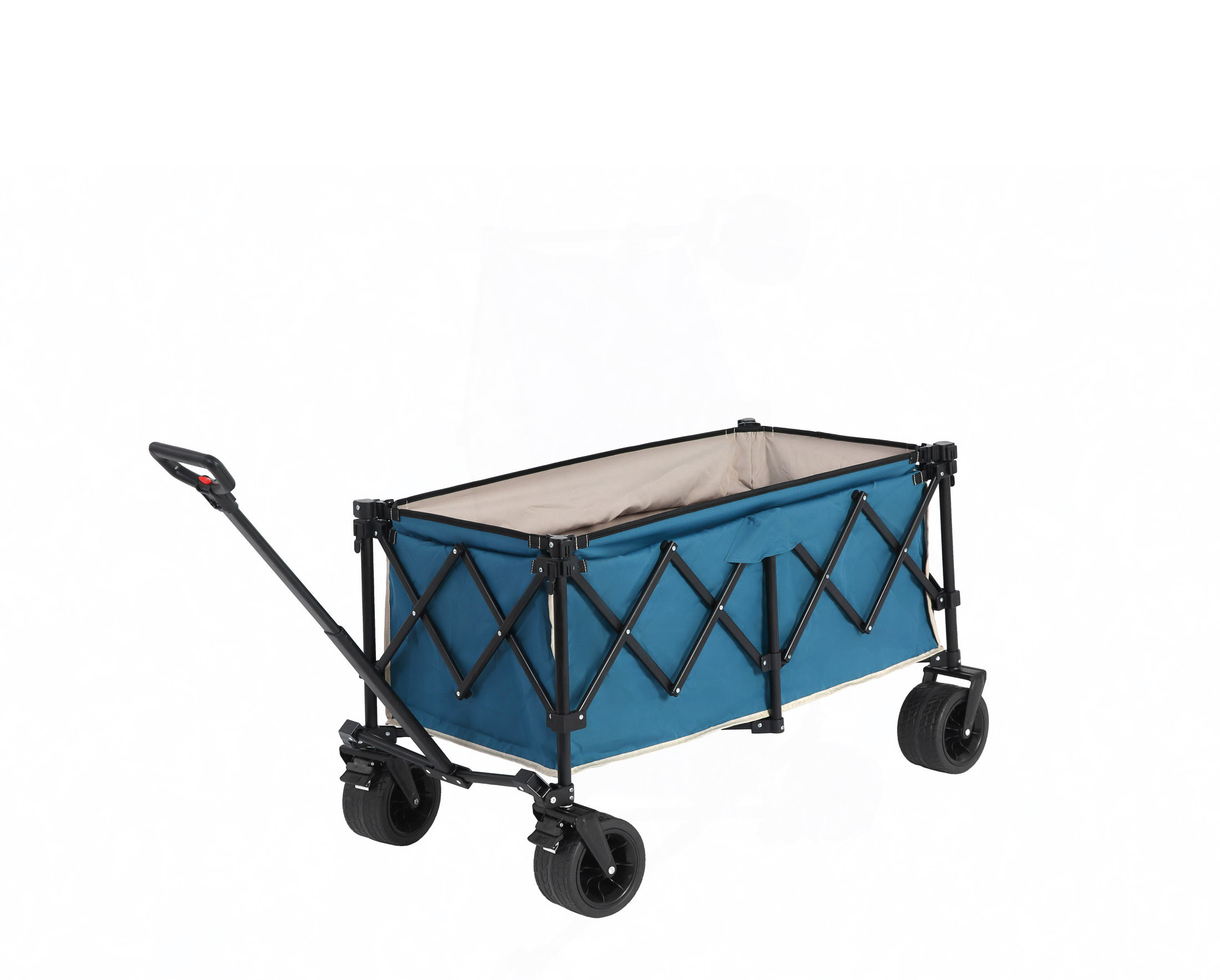 weixunguang Beach Wagon,Collapsible Wagon 220Lbs With Big Wheels ...