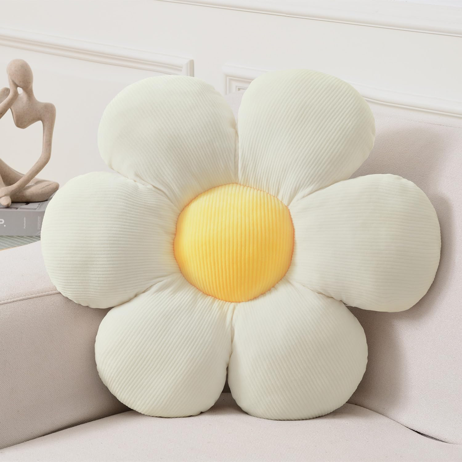 Lark Manor™ Flower Plush Pillow Floor Pillow Seat Cushion | Wayfair