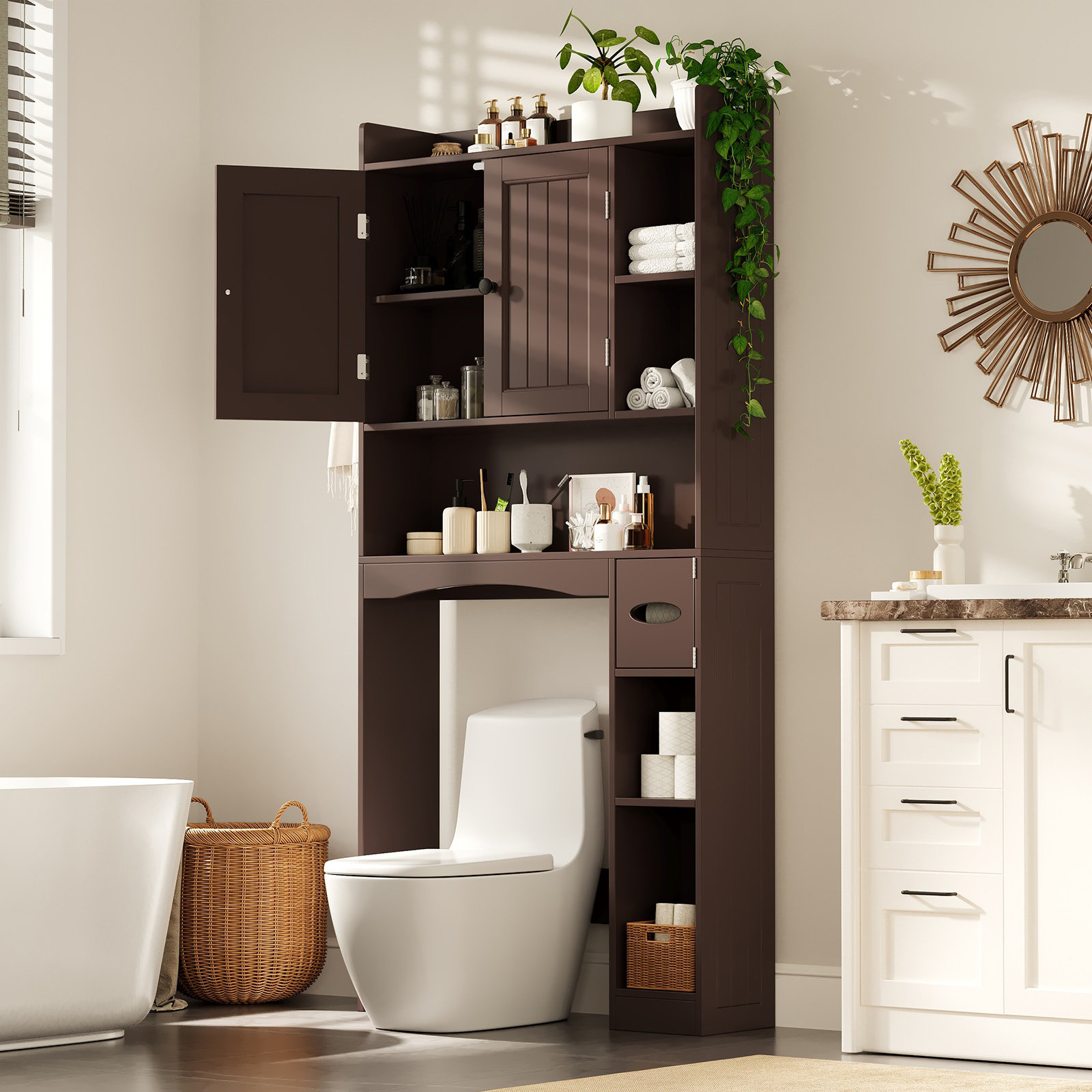 Lark Manor™ Over-The-Toilet Storage Cabinet – Modern, Space-Saving ...