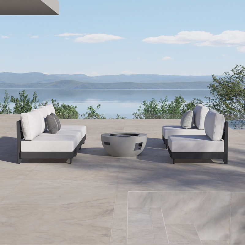 Birch Lane™ Dez 6pc Multi-Chair Fire Seating Set | Wayfair