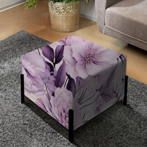 Design Art Victorian Elegance Soft Lavender Blossom - Floral Square ...