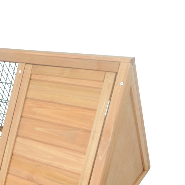 Tucker Murphy Pet™ Maurice Outdoor Triangular Animal Rabbit Hutch ...
