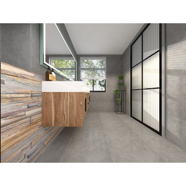 Latitude Run® Jessica 72'' Wall-Mounted Single Bathroom Vanity | Wayfair