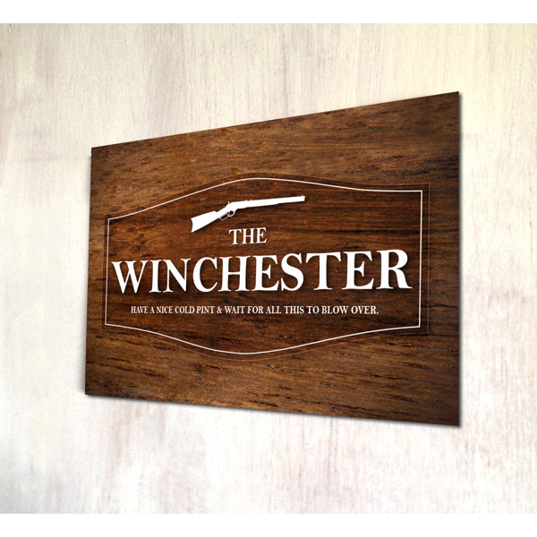 Happy Larry The Winchester Pub Sign - Have A Nice Cold Pint, Wood ...