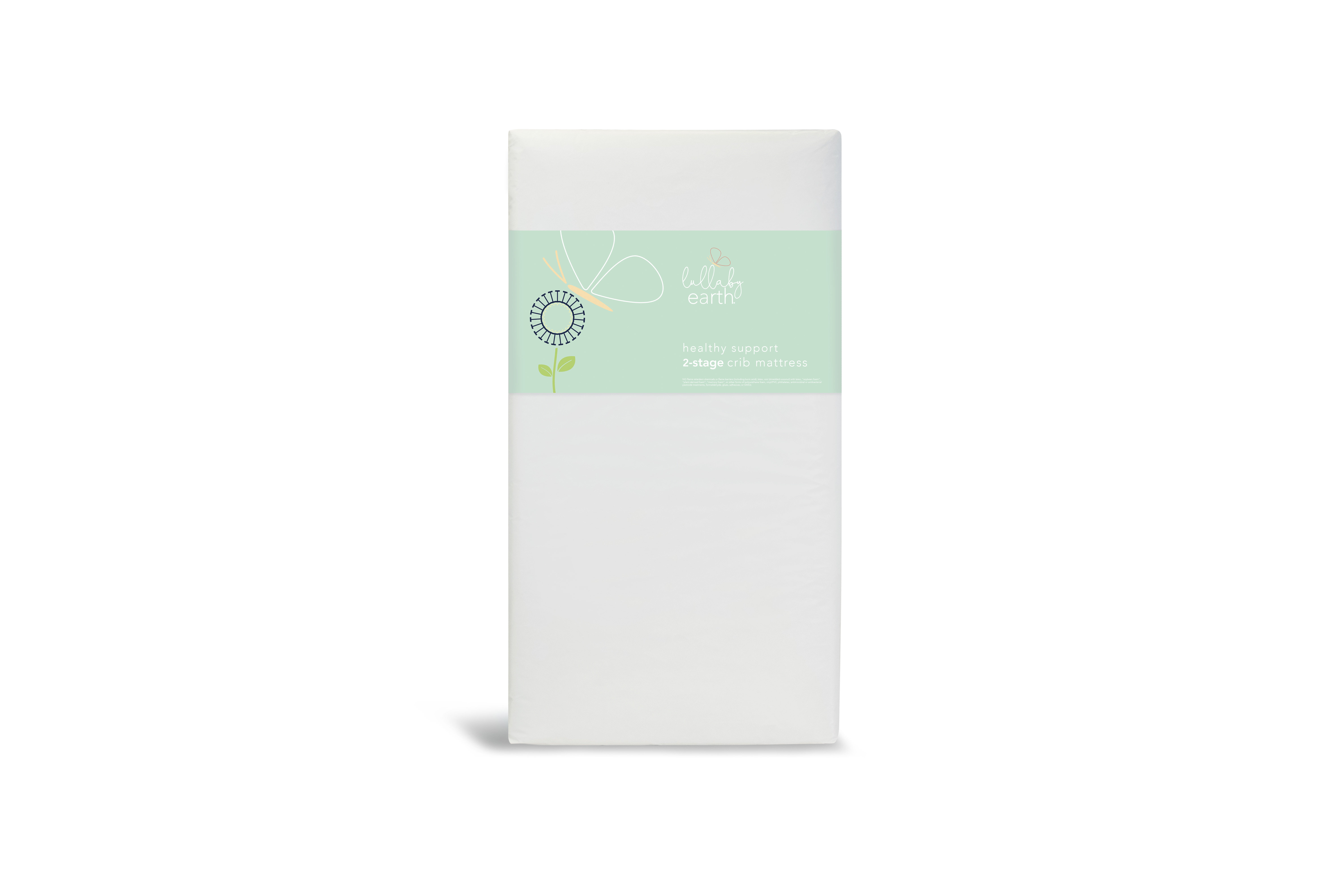 Lullaby Earth Healthy Support Waterproof Crib Mattress 2-Stage ...
