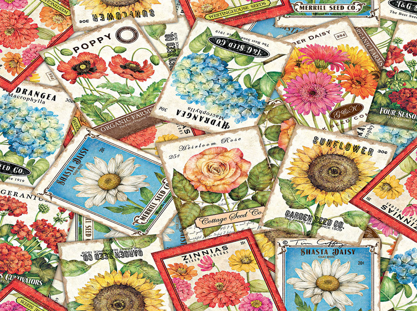 Lang 500 Piece Seed Packets Puzzle Set & Reviews | Wayfair
