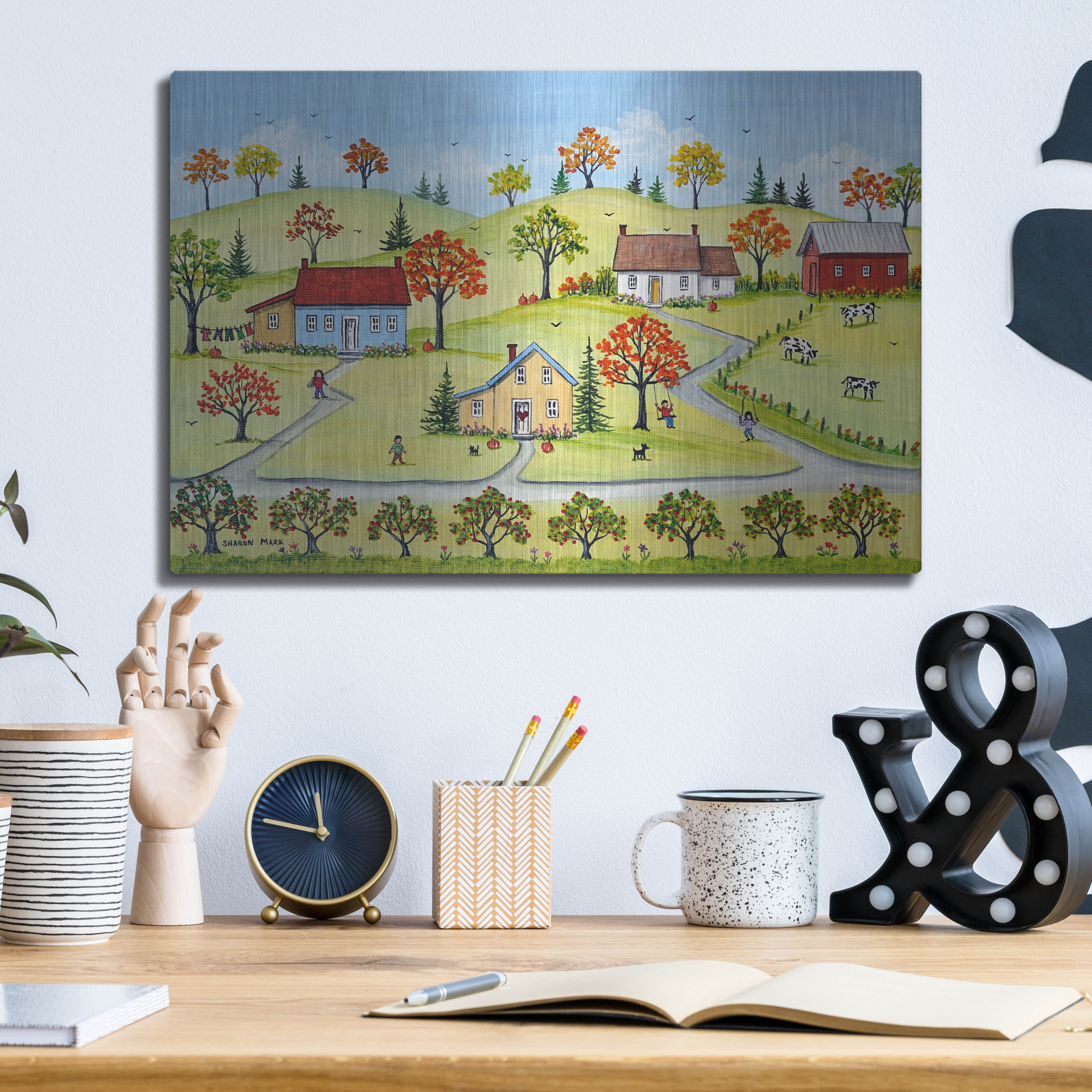 Winston Porter Appleville' by Sharon Mark, Metal Wall Art - Wayfair Canada