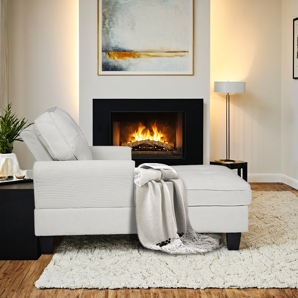 Ebern Designs Chadrick Upholstered Chaise Lounge | Wayfair