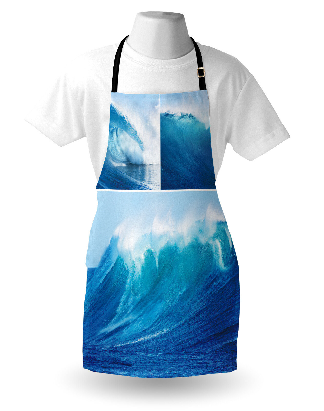 East Urban Home Surf Apron Unisex, Giant Sea Ocean Waves, Adult Size ...
