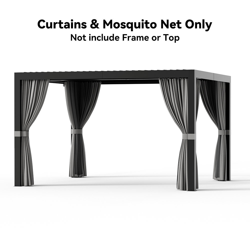 MODERN SHADES Aurora 10‘ X 12' Universal Replacement Mosquito Netting ...
