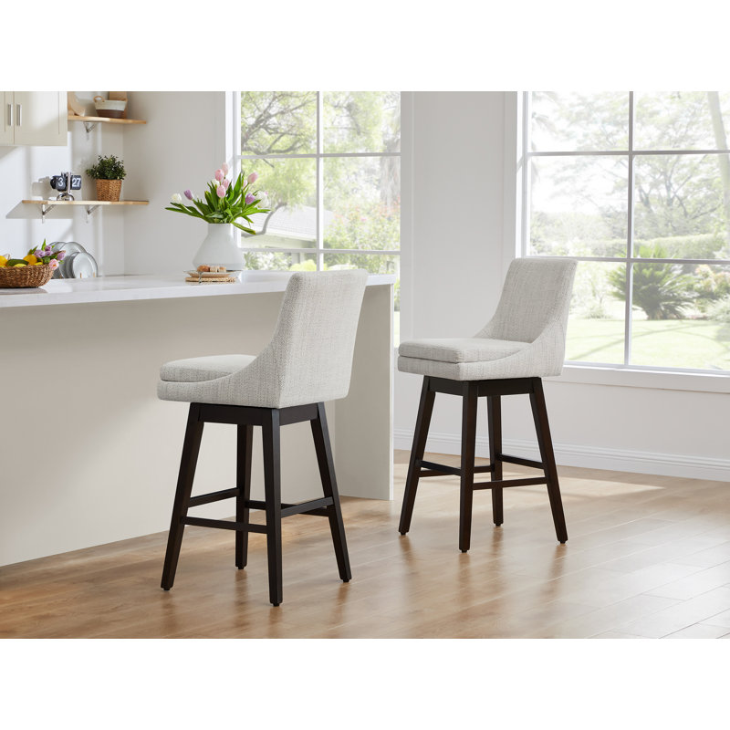 Lark Manor Aleksy Swivel Counter & Bar Stool & Reviews | Wayfair