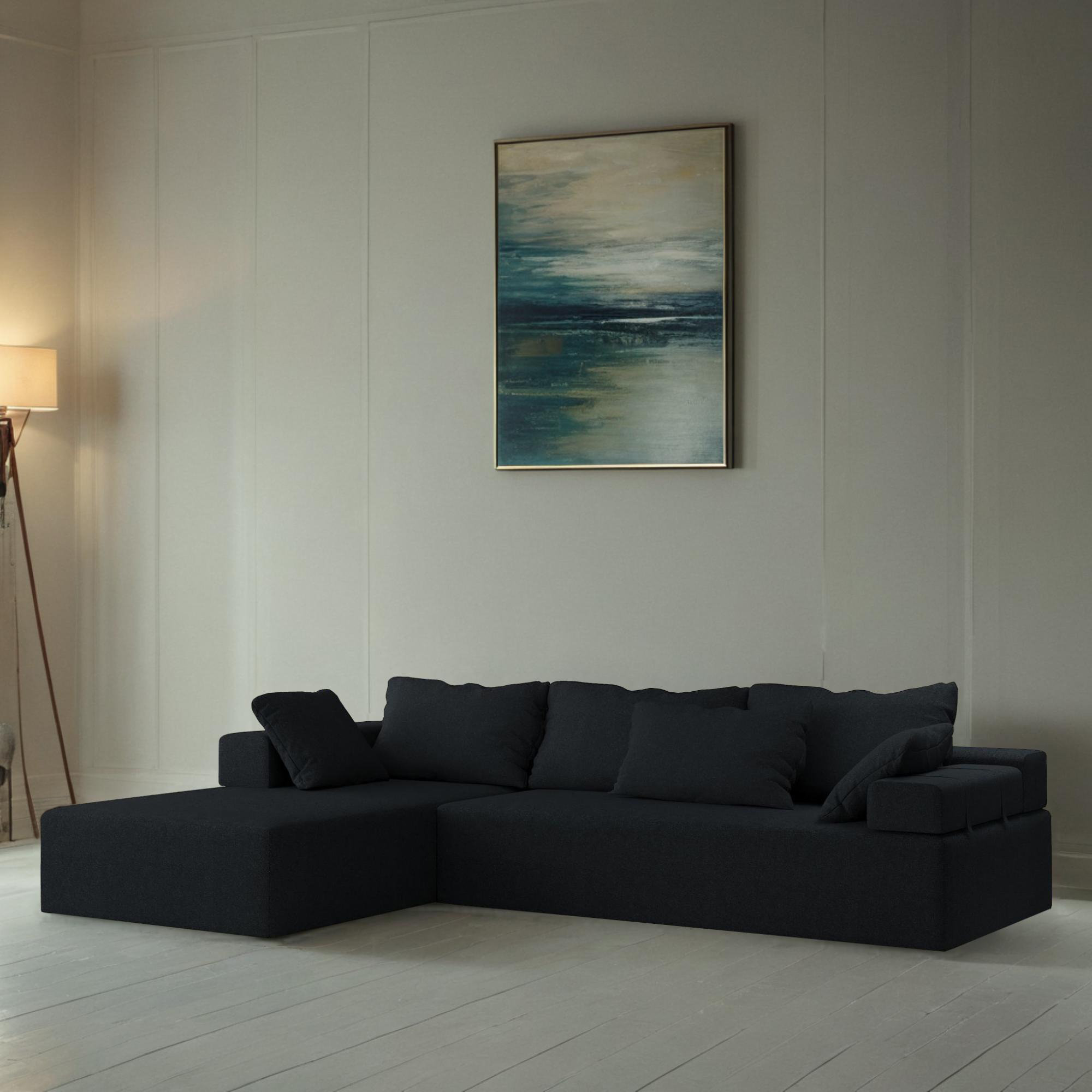 Ivy Bronx 108" Wide Left Hand Facing Sofa & Chaise | Wayfair