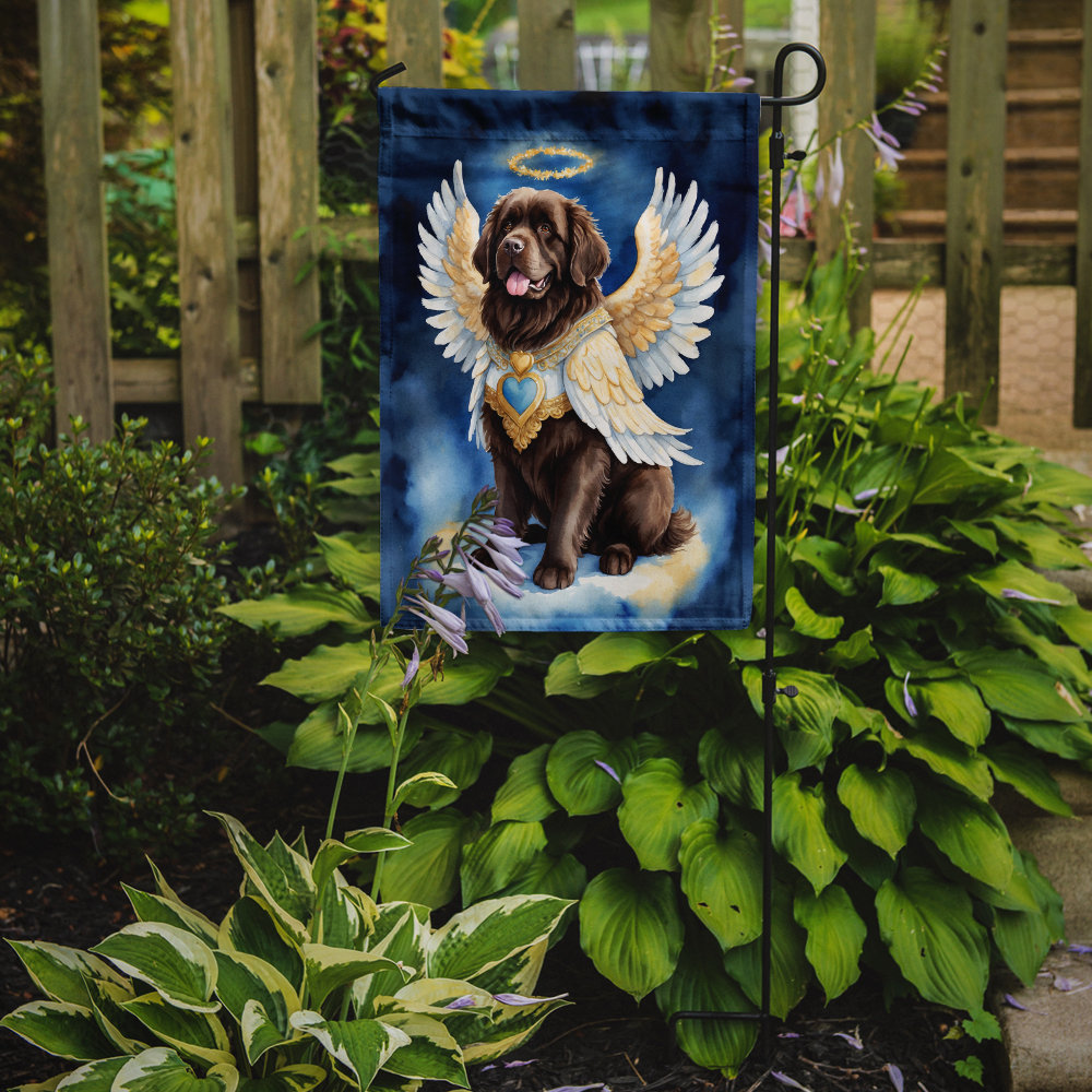 Caroline's Treasures Newfoundland My Angel Garden Flag | Wayfair