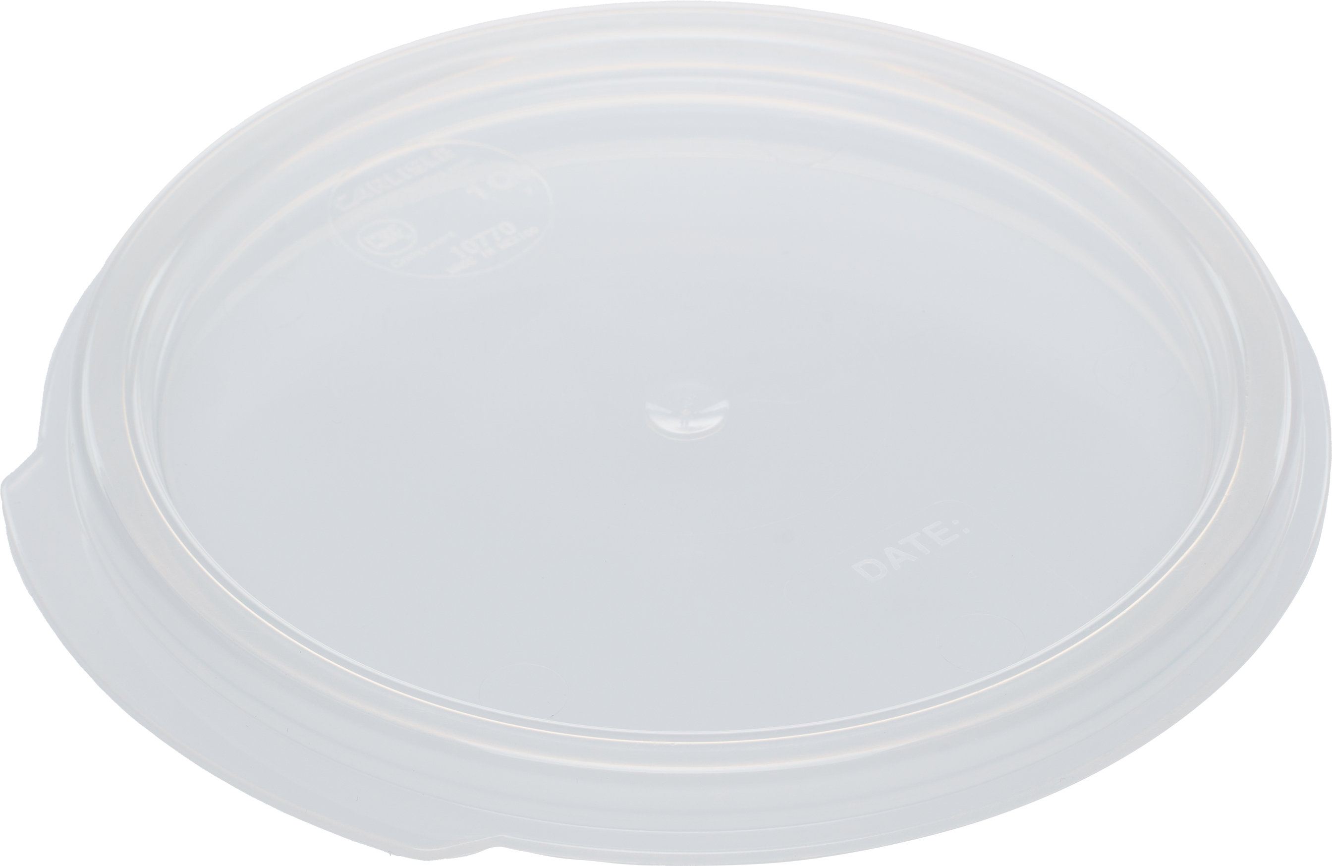 Carlisle Food Service Products Clear Circle Plastic Lid | Wayfair