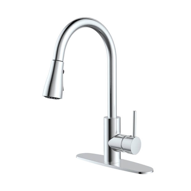 Averen Inc Ibenso Seth Pull Down Kitchen Faucet & Reviews | Wayfair