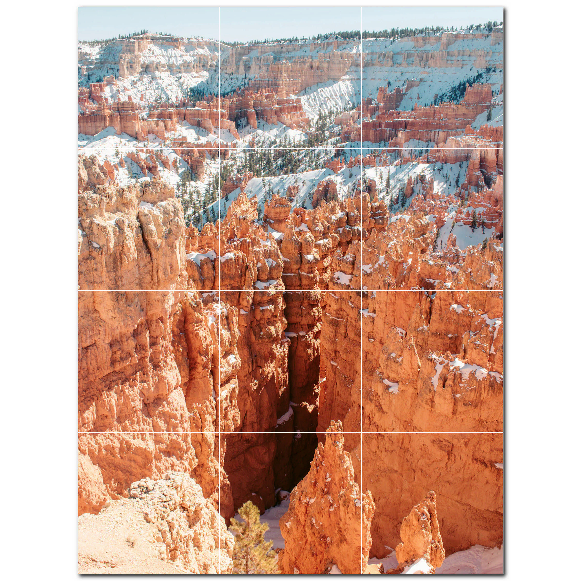 Picture-Tiles.com Canyon Photo 4.25'' x 4.25'' Satin Ceramic Decorative ...