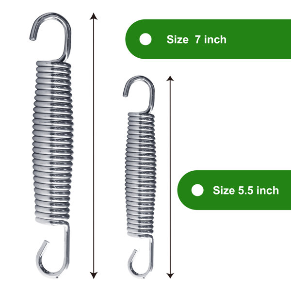 Arlmont & Co. Moguel Universal Fit Steel Springs And Hardware Heavy ...