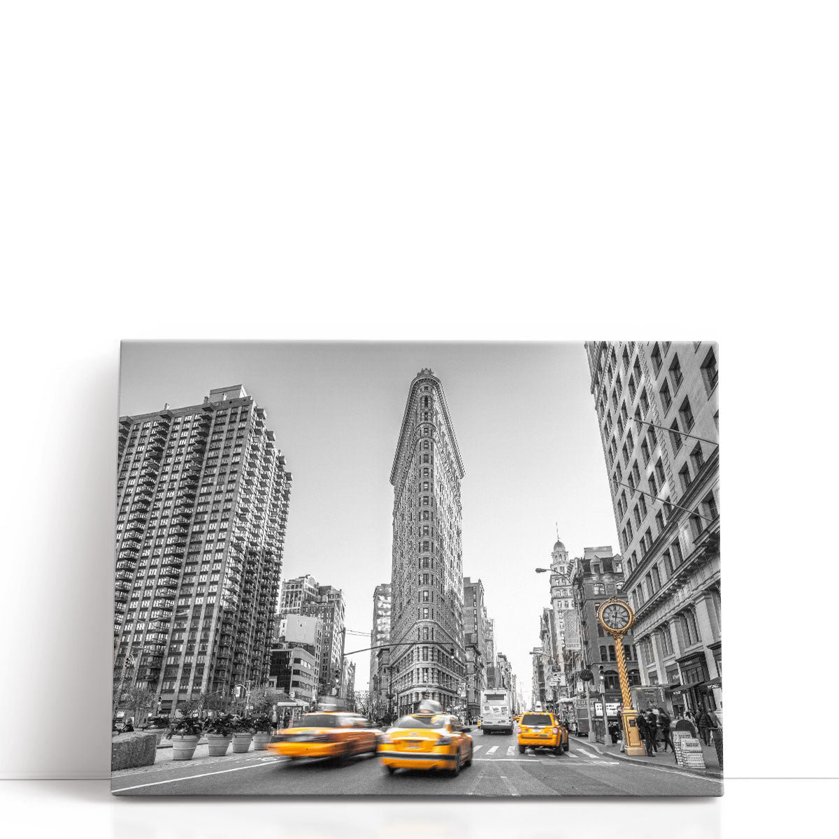 Latitude Run® Yellow Taxis, Flatiron Building, Manhattan, New York ...