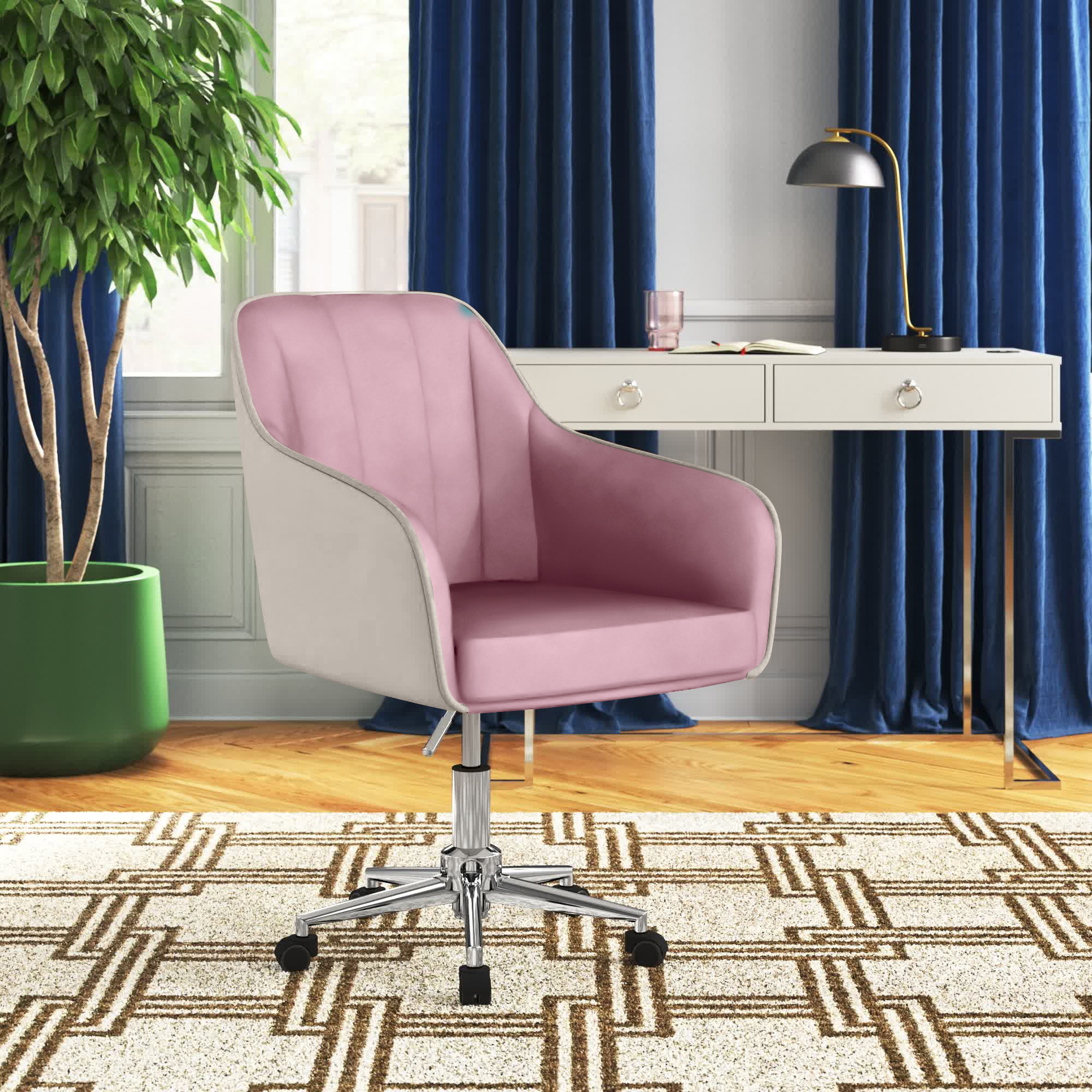 Mercer41 Velvet Cute Task Chair & Reviews | Wayfair