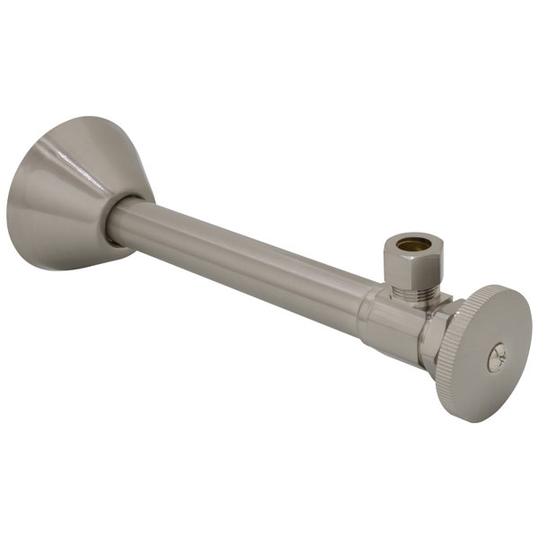 Westbrass Compression Angle Stop with 5" Copper Extension | Wayfair