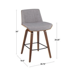 Langley Street Craiginorne 25.25'' Counter Stool & Reviews | Wayfair