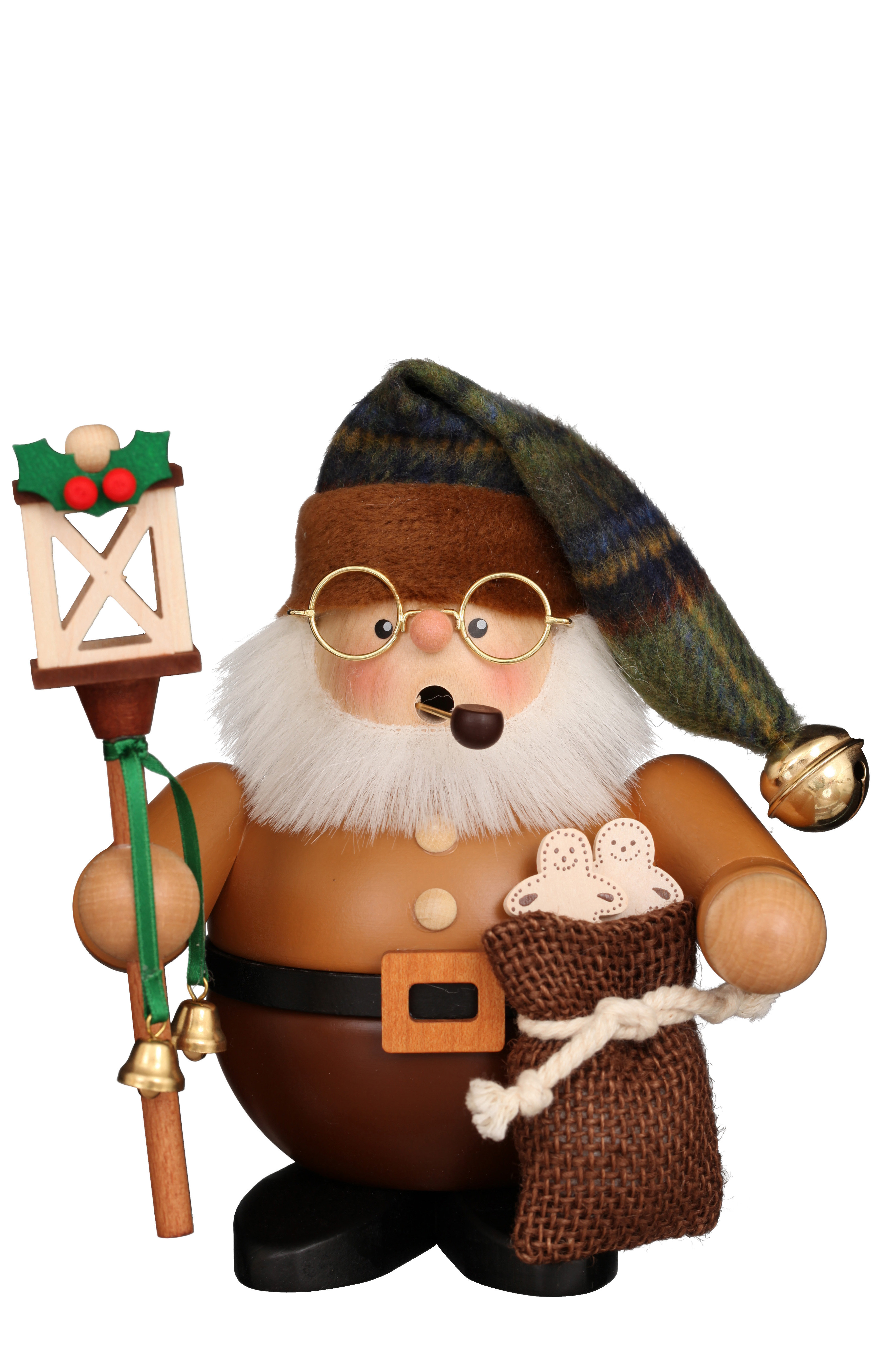 Christian Ulbricht Smoker - Santa with Lanter (Natural) | Perigold