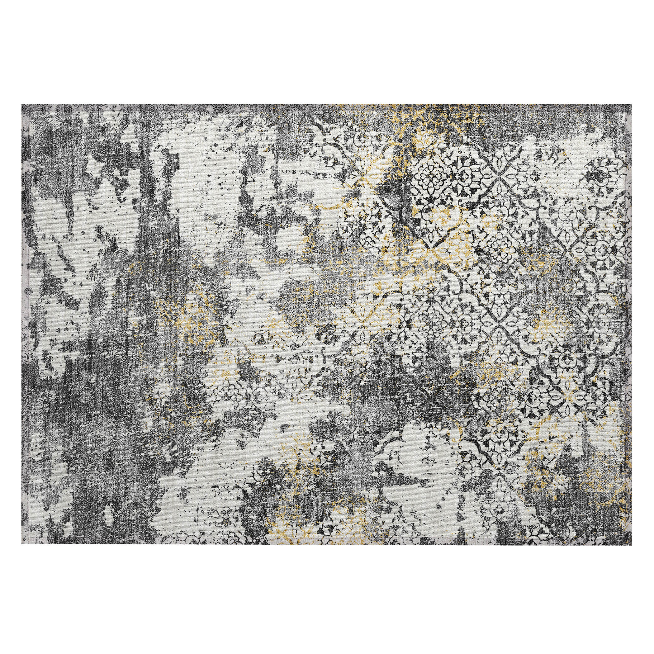 Williston Forge Jenniferr Abstract Machine Woven Polyester Indoor ...