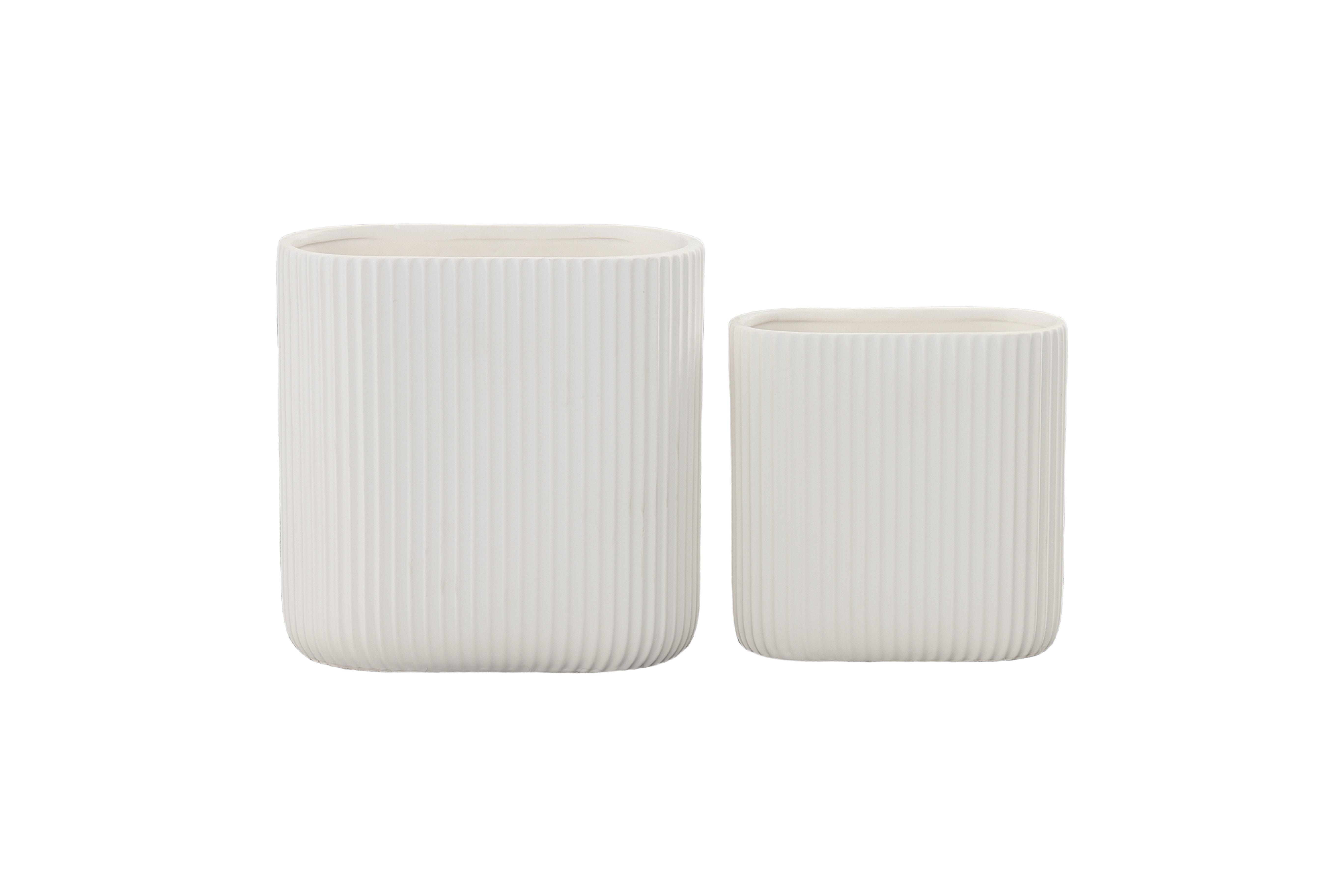 George Oliver Ceramic Oval Pot Matte Finish White | Wayfair