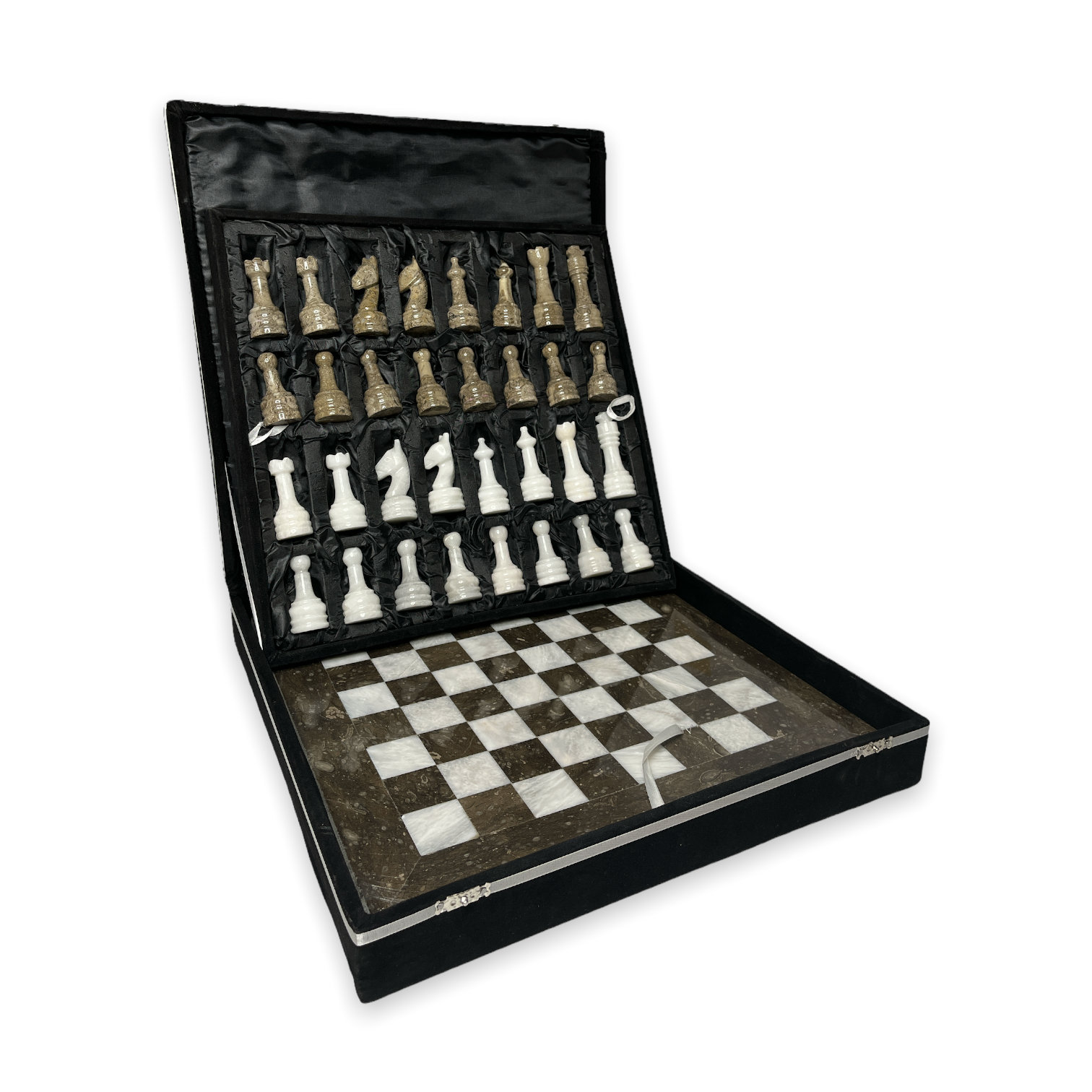 Marble Cultures Vintage Marble Chess Set with Gift Case by Marble ...