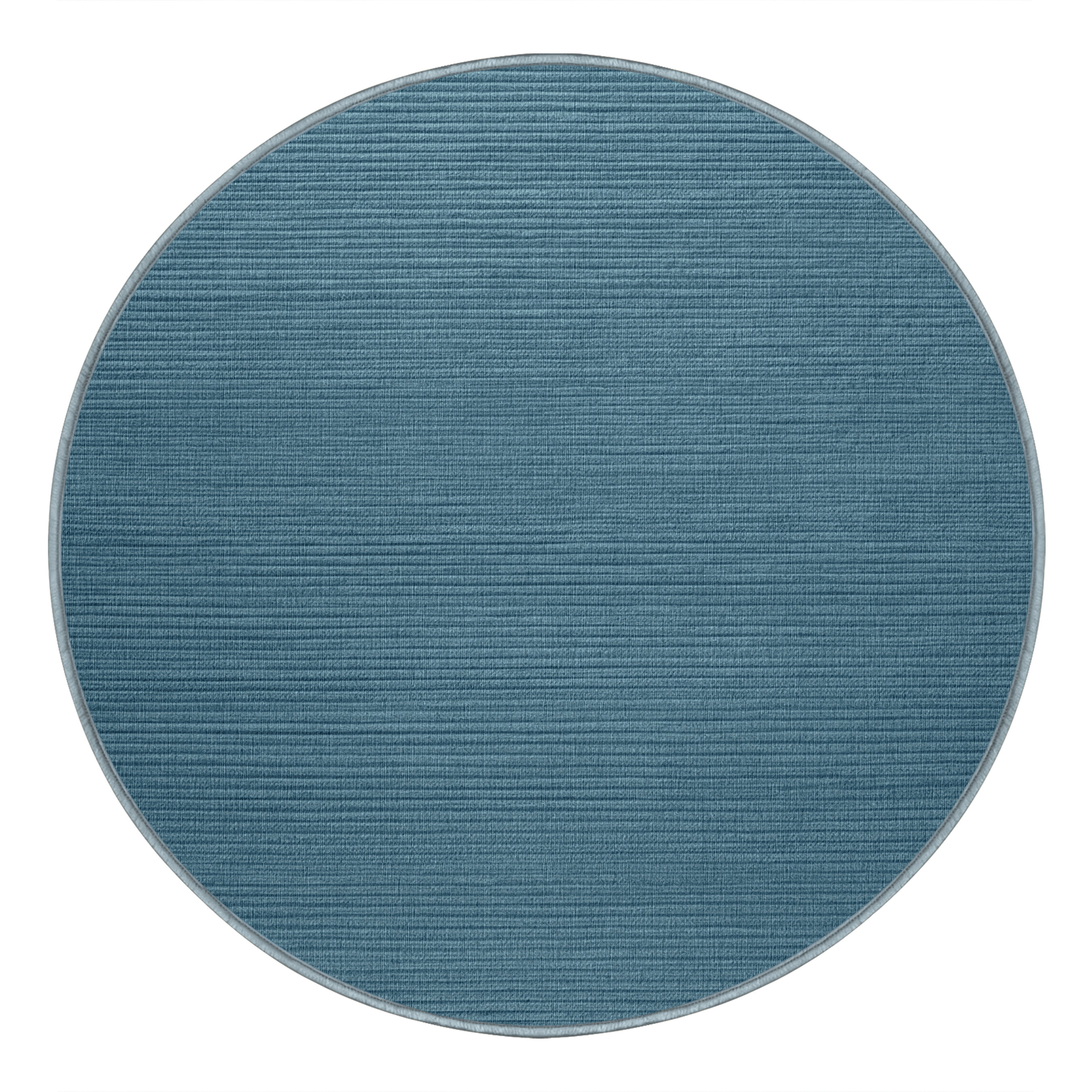 Hokku Designs Machine Washable Solid Blue Area Rug | Wayfair