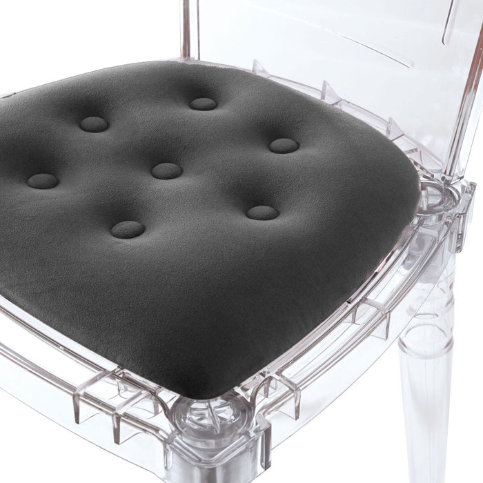 Warehouse of Tiffany Hansel Transparent Acrylic Dining Chair (set Of 2 ...