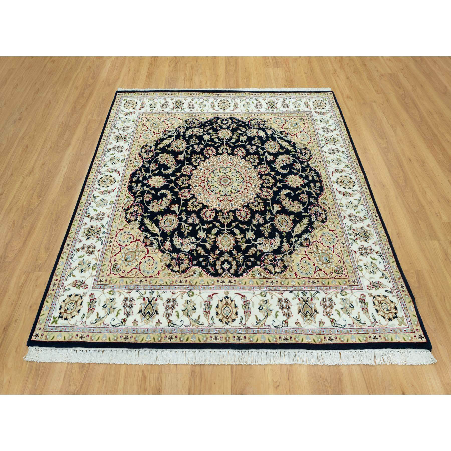 Isabelline Cataleta One-of-a-Kind Square 7' X 7' New Age Square Wool ...