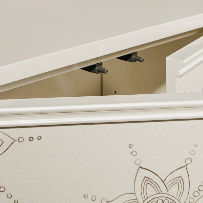 Bungalow Rose Christlyn 63" Hand Painted Mandala Lacquered Sideboard ...